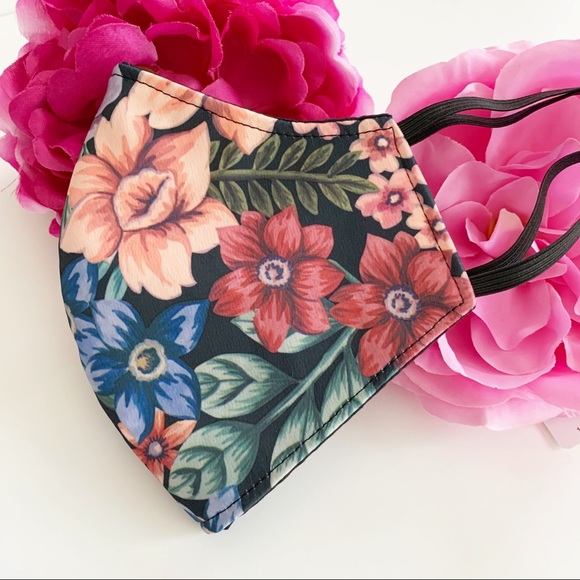 Accessories | 22 Triple Layer Handmade Face Mask Floral | Poshmark